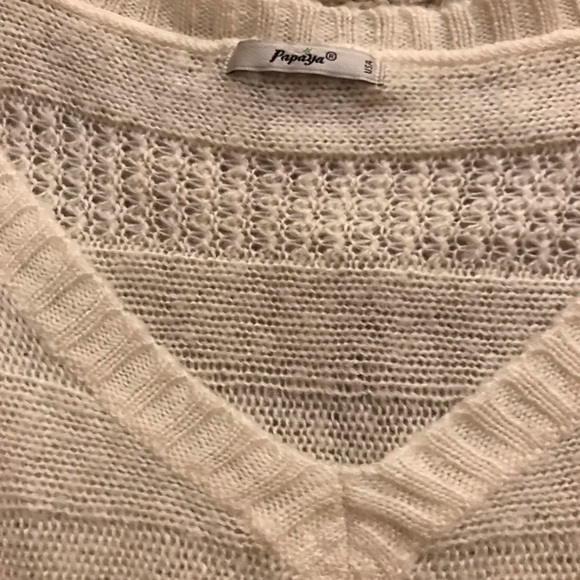Tops | Cream Colored Sweater | Poshmark